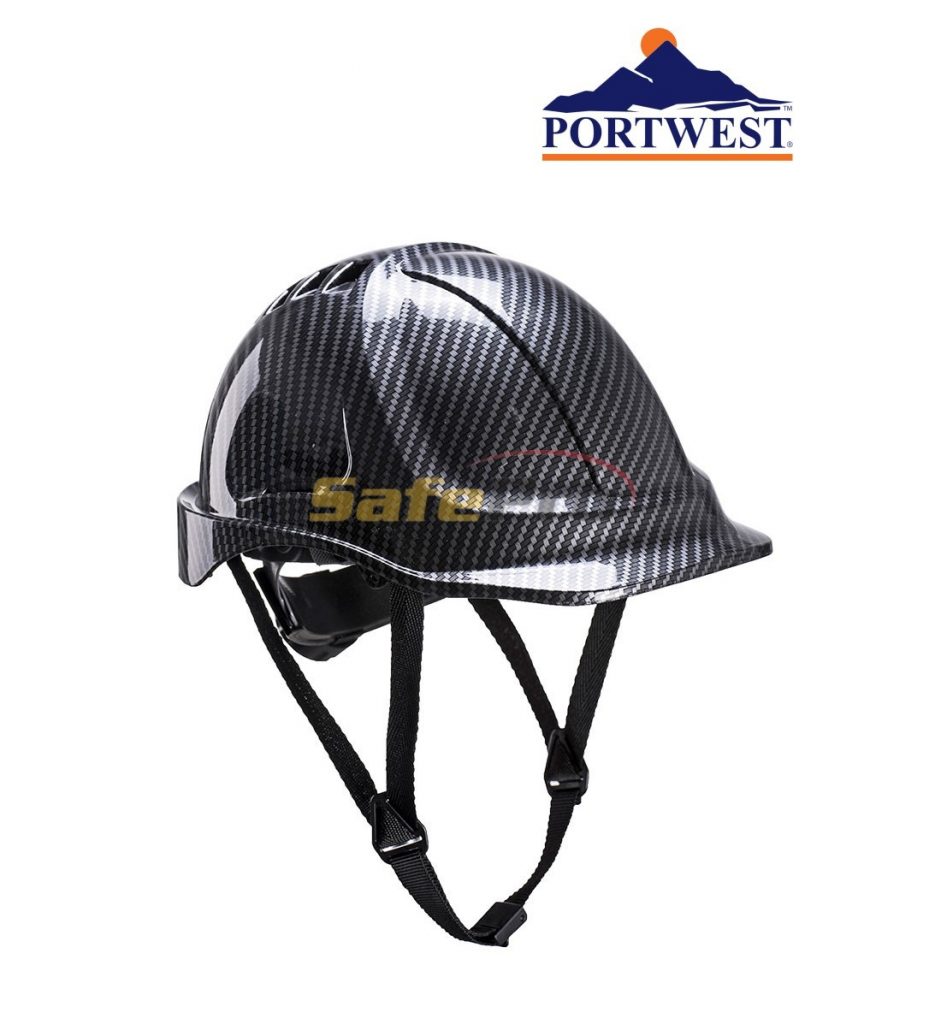 PORTWEST PC55 ENDURANCE CARBON LOOK HELMET | SafePro