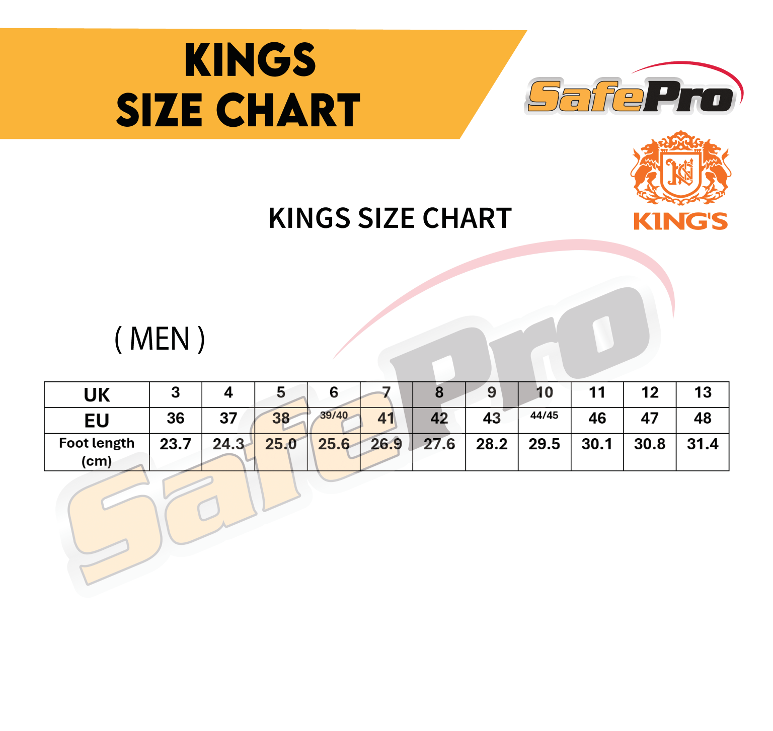 KING’S KWD301 MID CUT LACE SAFETY SHOES | SafePro